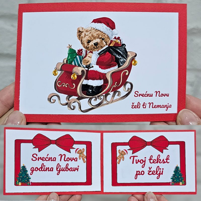 Meda Deda Mraz cestitka sa slikama - BearBox