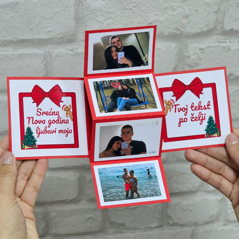 Porodicna novogodisnja cestitka sa slikama - BearBox