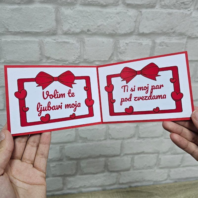 Volim te cestitka sa slikama i tekstom - BearBox